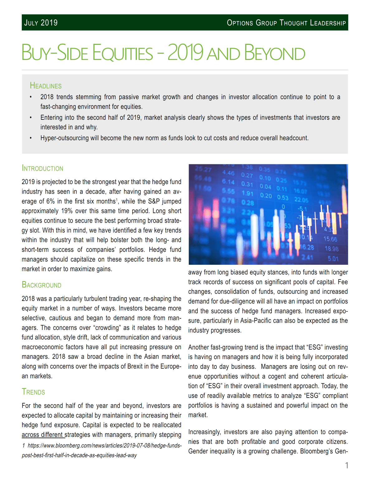 Buy-Side Equities - 2019 and Beyond - Options Group