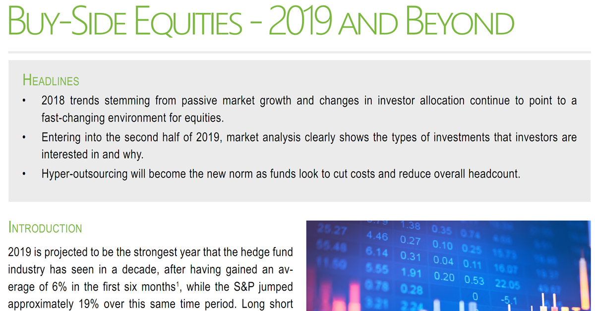 Buy-Side Equities - 2019 and Beyond - Options Group
